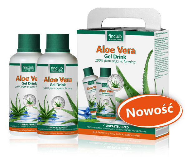 Aloesowy żel do picia - Aloe Vera Gel Drink - FINclub Sklep Internetowy